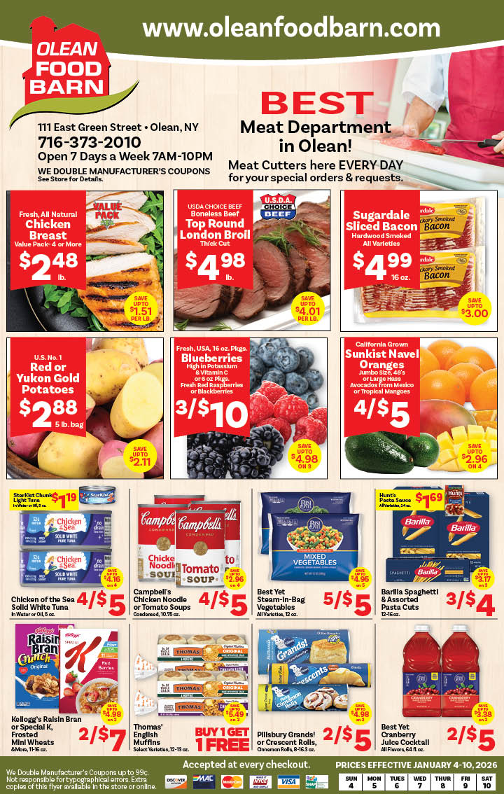 Weekly Specials - Olean Food Barn