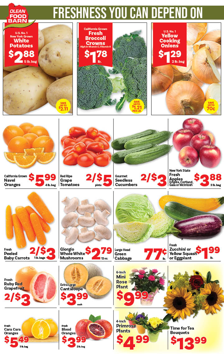 Weekly Specials - Olean Food Barn