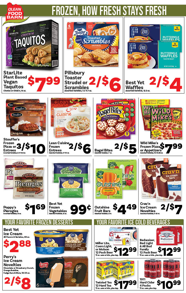 Weekly Specials - Olean Food Barn