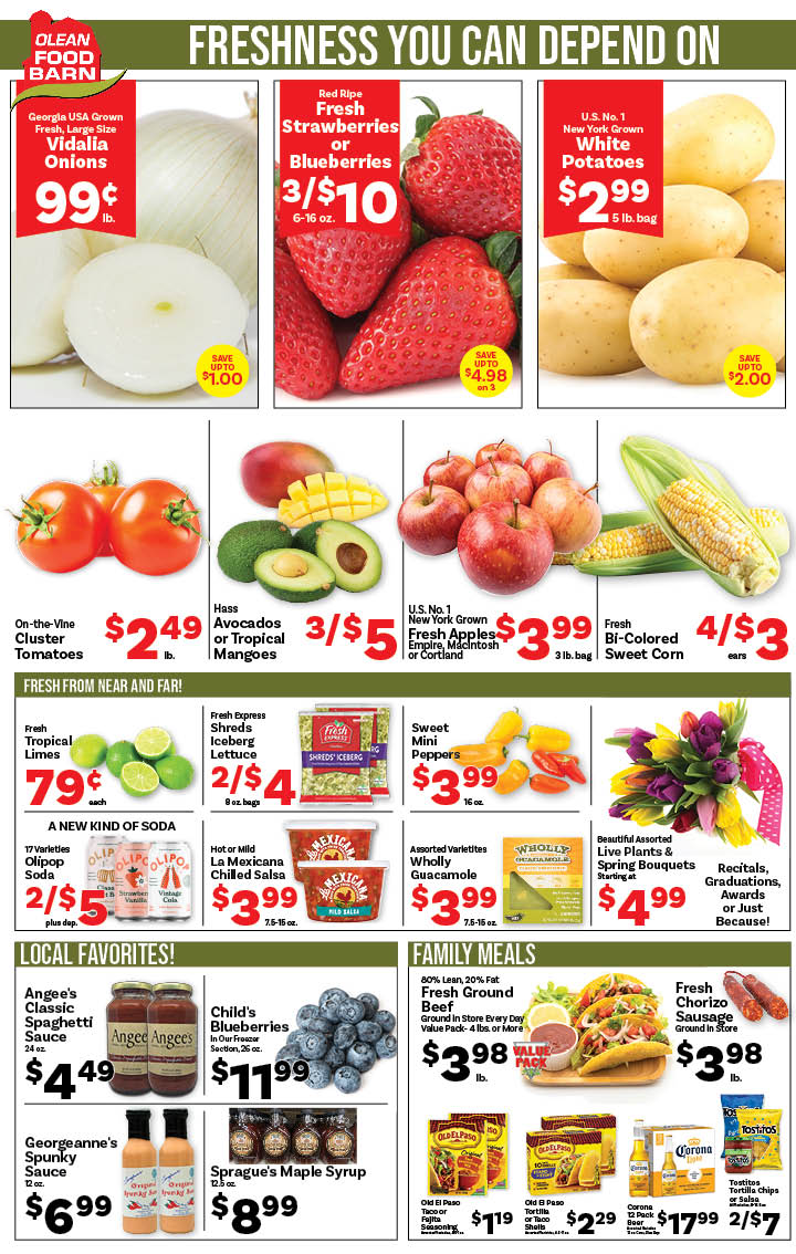 Weekly Specials - Olean Food Barn