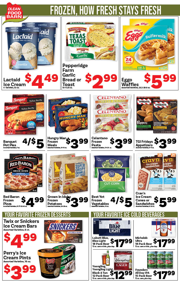 Weekly Specials - Olean Food Barn