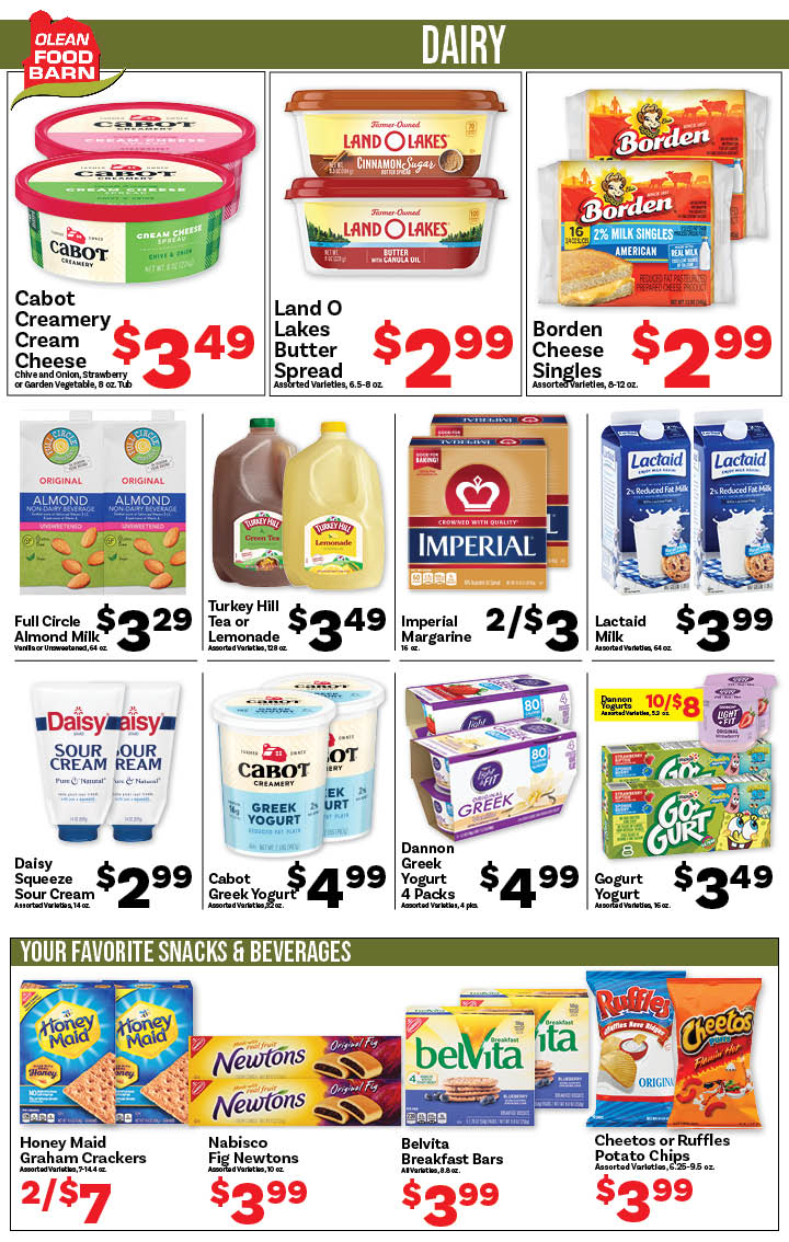 Weekly Specials - Olean Food Barn