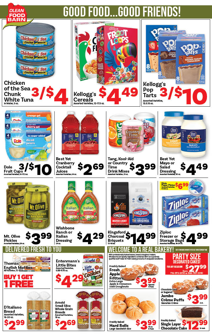 Weekly Specials - Olean Food Barn